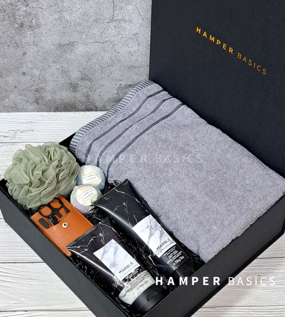 Men's Bath Set Hamper | Marbly Bath | Free Delivery Singapore