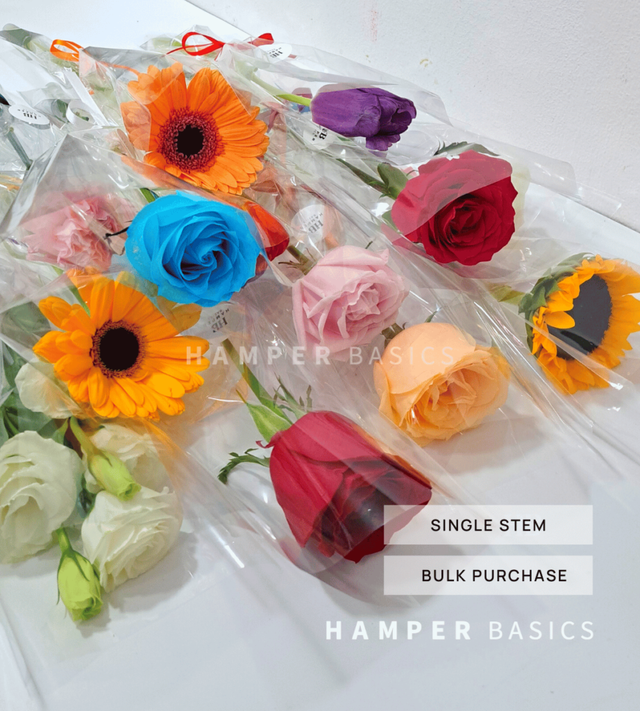 Single Stalk Flower Bouquet with Free Delivery in Singapore